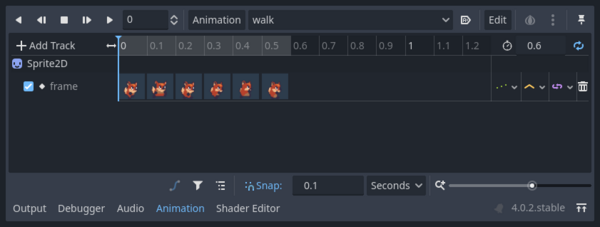 تحريك السبرايت ثنائية البعد في جودو - موسوعة حسوب